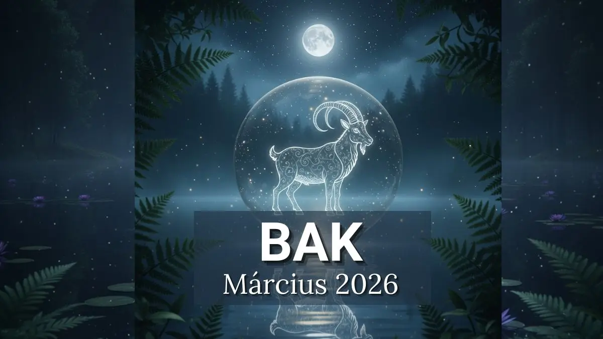 Bak horoszkóp – 2026. március | Ez a hónap fordulópont lehet